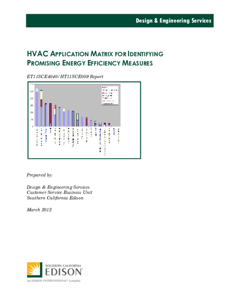 HVAC Technology Roadmap | ETCC