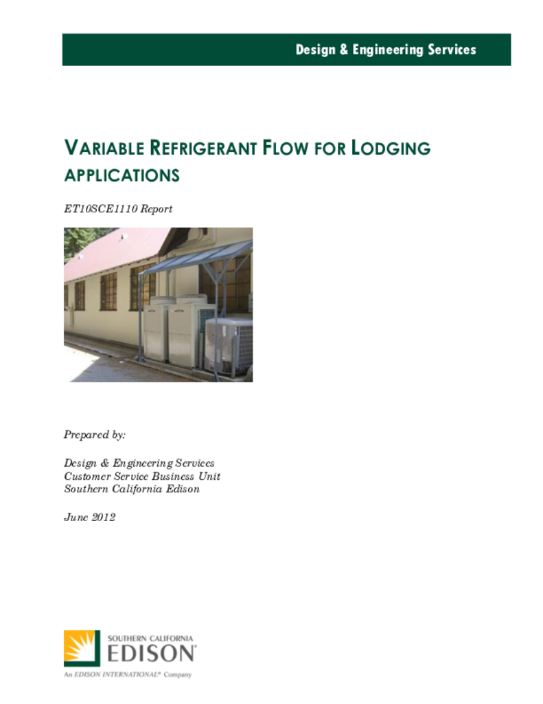 VRF for Lodging Application | ETCC