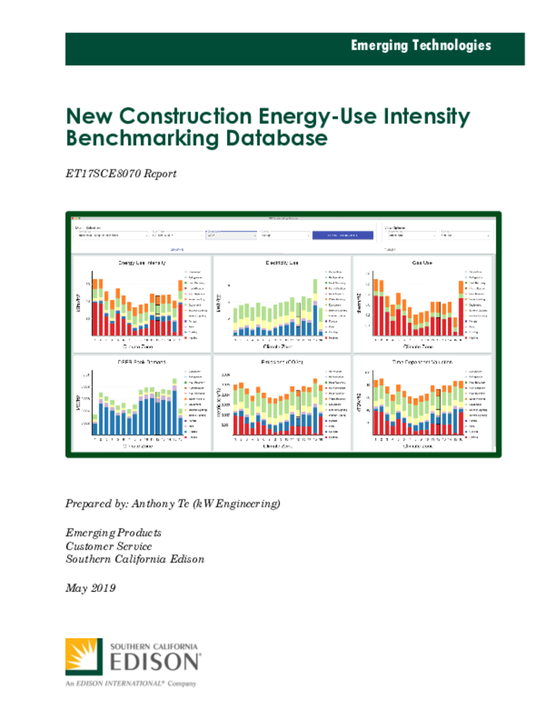 New Construction EUI Database Tool | ETCC