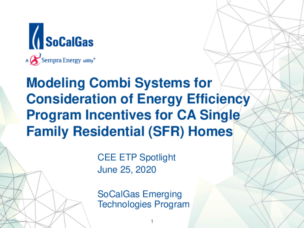 Lab Test Report Combi System Assessment | ETCC