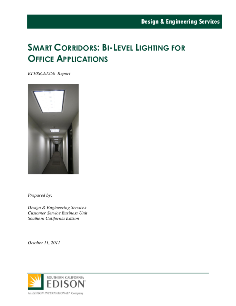 ET10SCE1250 - Smart Corridor Bi-Level Lighting for Office Applications ...