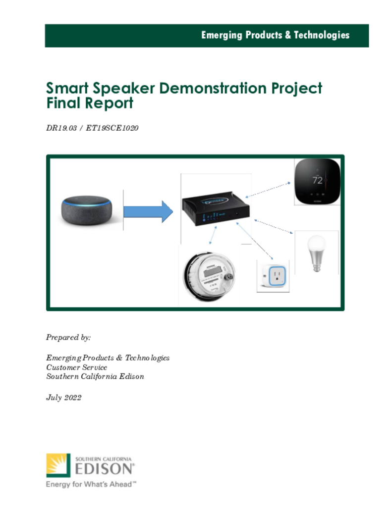 ET19SCE1020 - Smart Speakers Assessment | ETCC